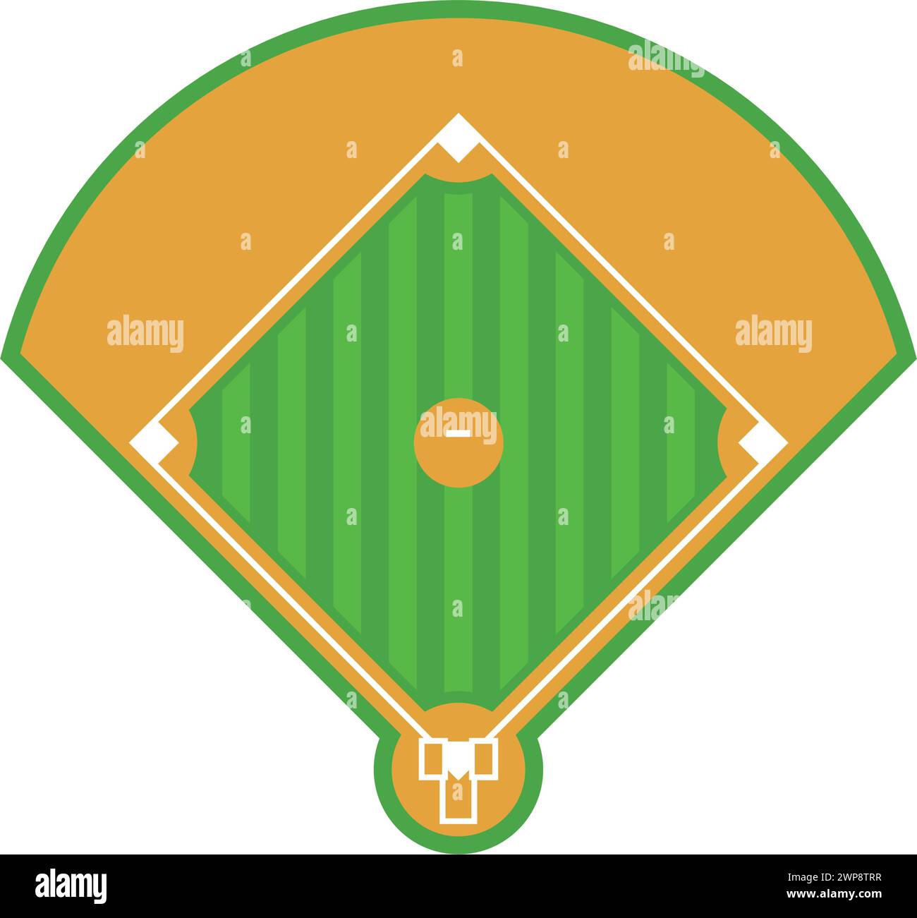 Softball Field Clipart