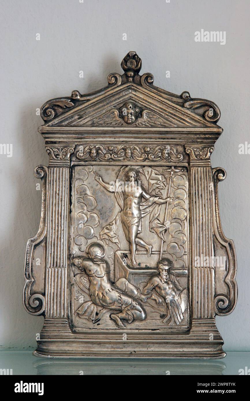 Silver relief depicting the Resurrection of Jesus Christ, Abbot's ...