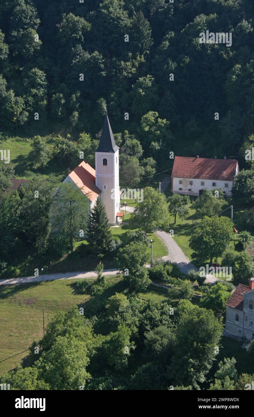 Parish Church of Saint Emeric in Kostel, Croatia Stock Photo - Alamy