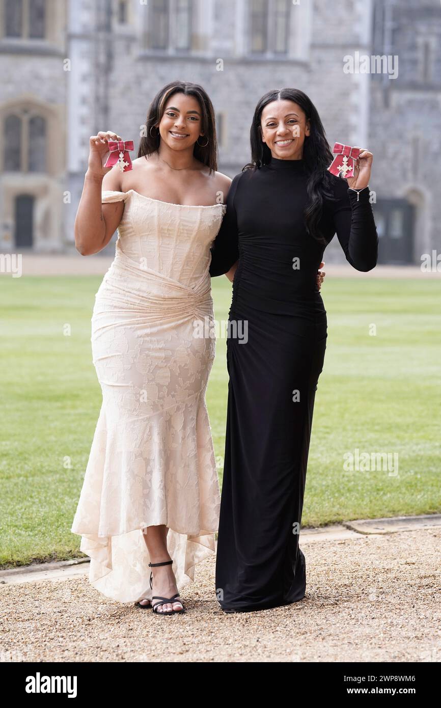 Elissa Downie (Ellie Downie, left) and Rebecca Downie (Becky Downie ...