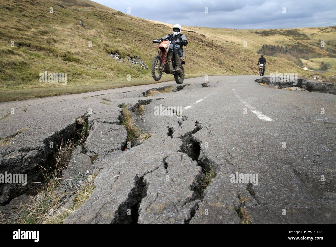 03/03/13 Twisted, snapped and buckled, a once sinuous strip of black ...