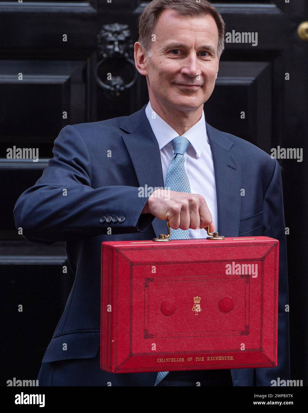 London, England, UK. 6th Mar, 2024. Chancellor JEREMY HUNT presents ...