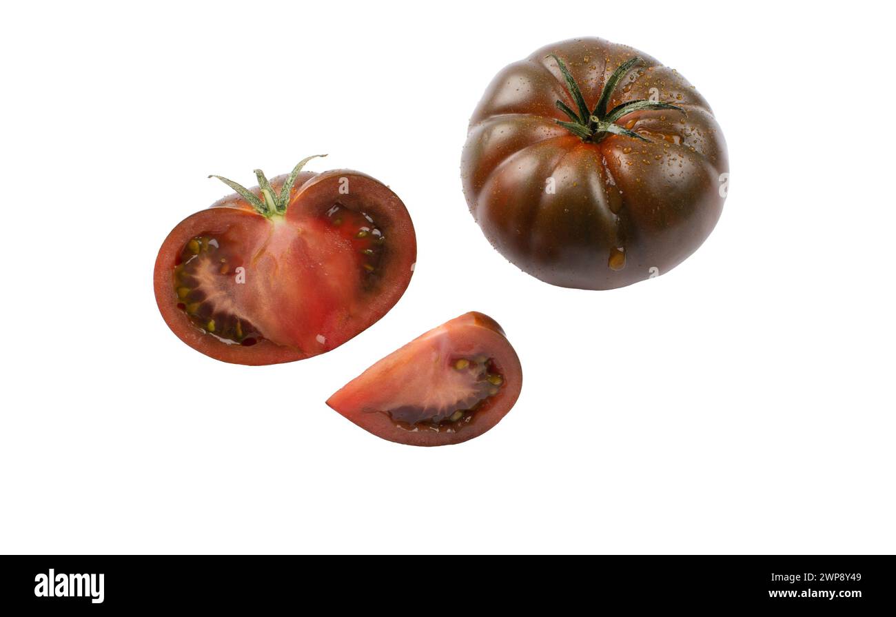 Fresh Adora Tomatoes isolated on white background Stock Photo - Alamy