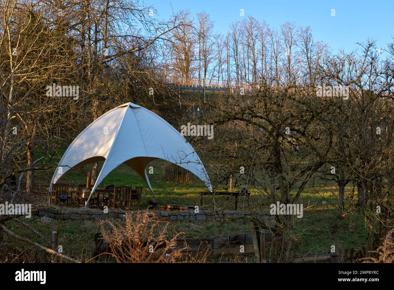 Autumn Serenity in Germany. Countryside Villages and Vineyards Along ...