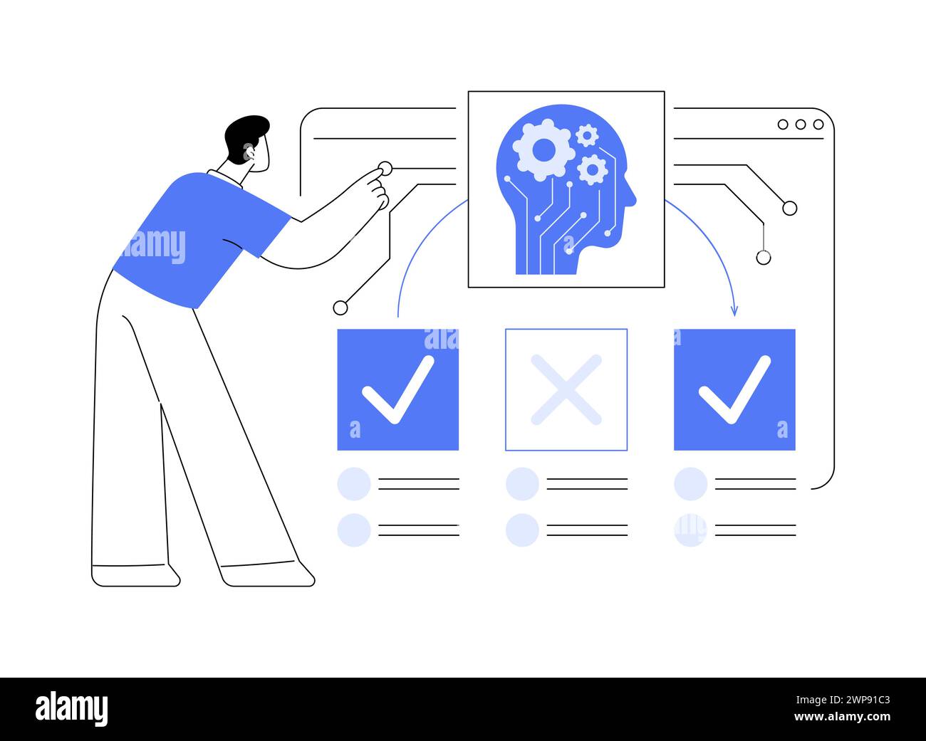 AI-Backed Proactive Issue Resolution abstract concept vector ...