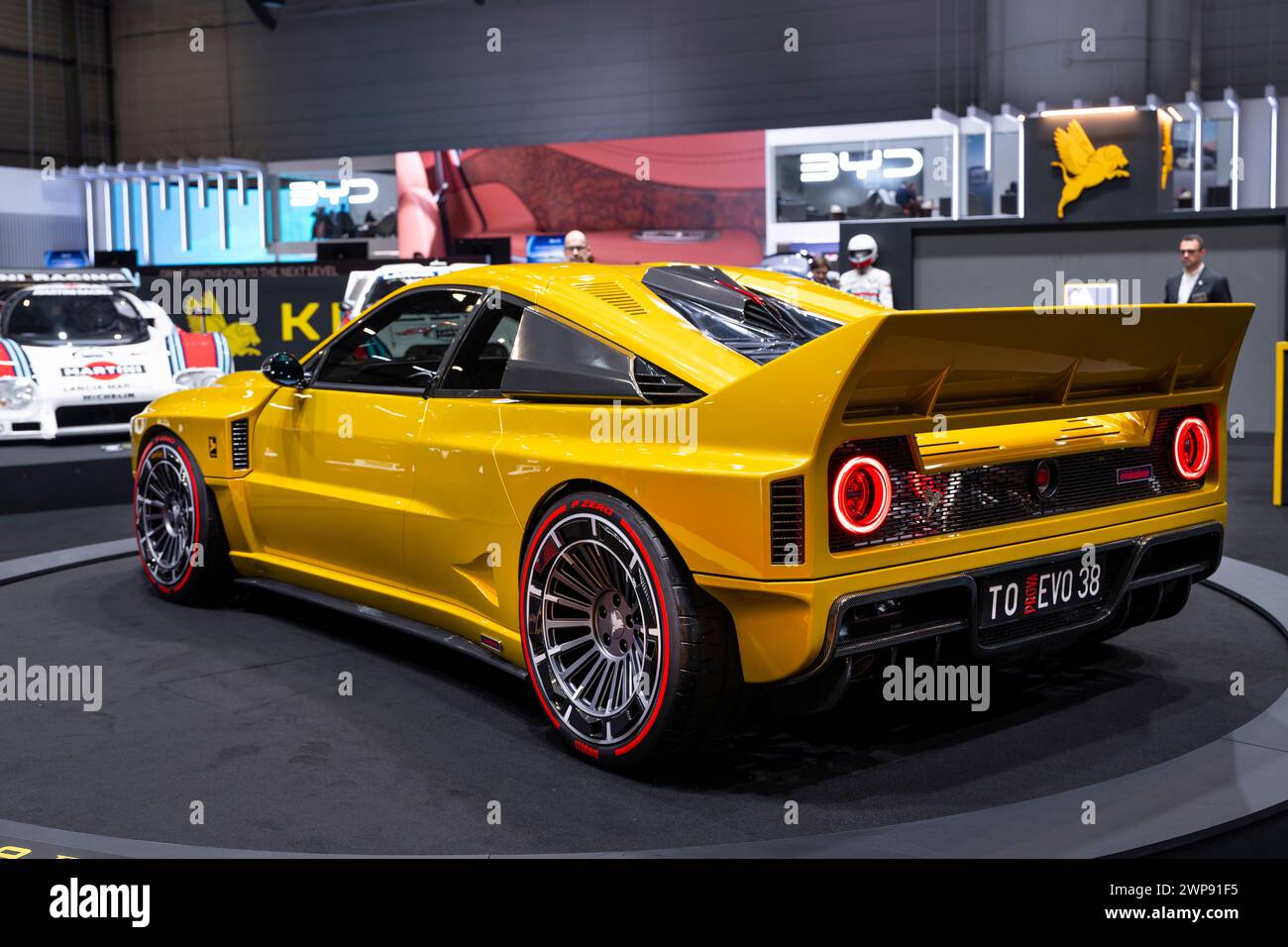 GENEVA, SWITZERLAND - FEBRUARY 26: The Kimera Automobili EVO 38 Ultima ...