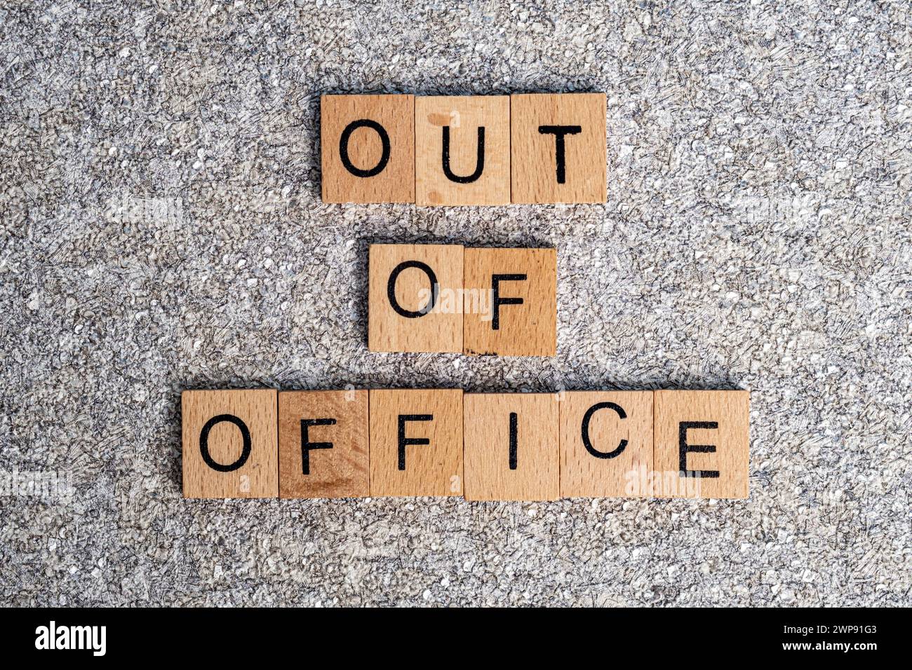 Out of office sign Stock Photo - Alamy