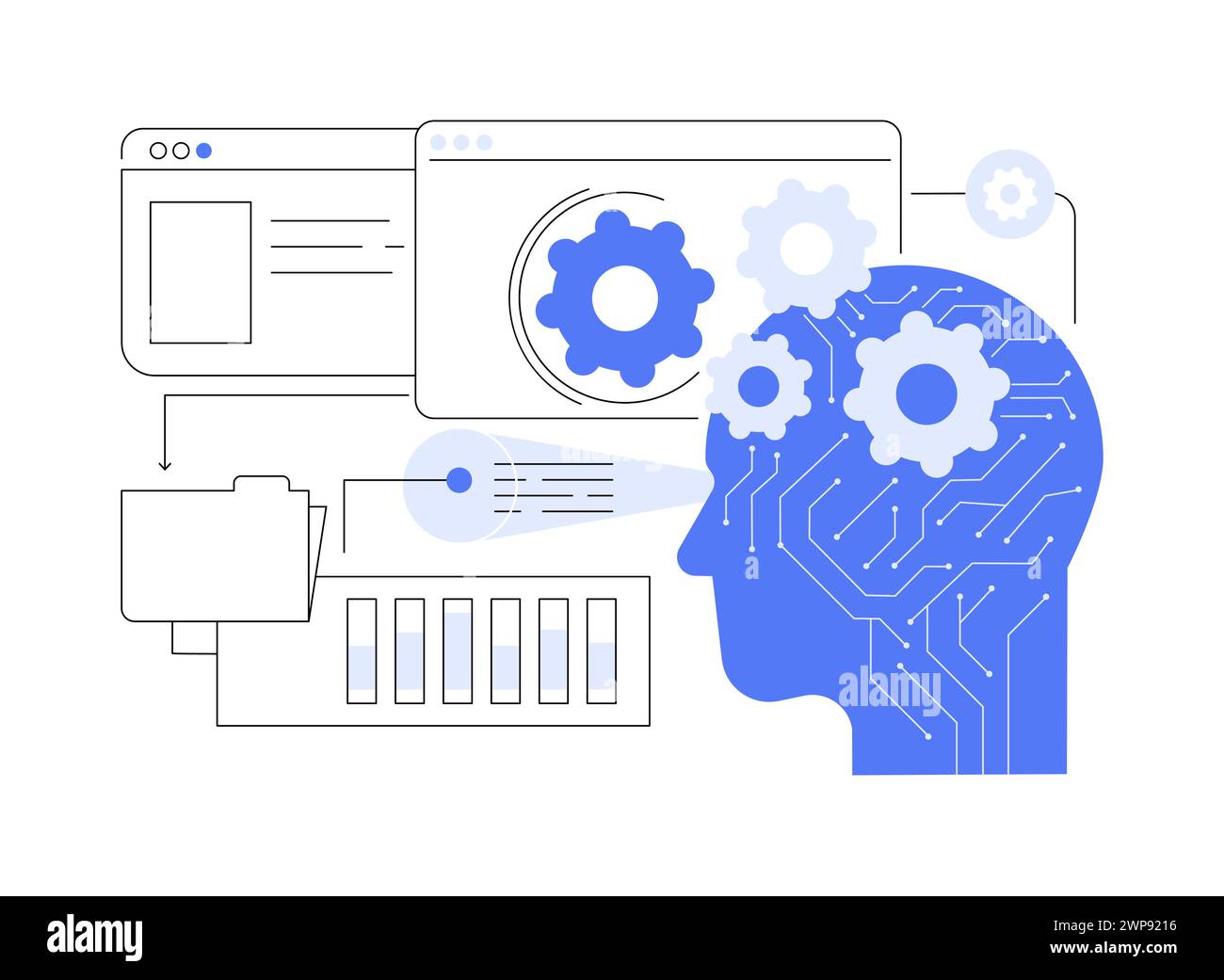 Interactive Data Visualization By Ai Abstract Concept Vector