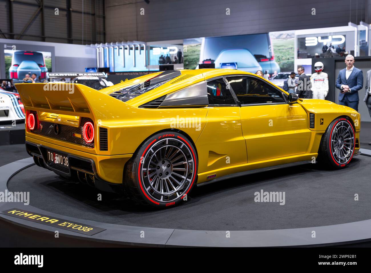 GENEVA, SWITZERLAND - FEBRUARY 26: The Kimera Automobili EVO 38 Ultima ...
