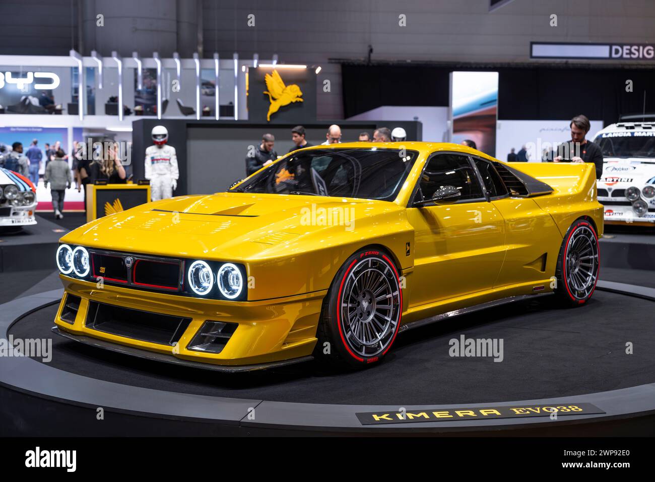 GENEVA, SWITZERLAND - FEBRUARY 26: The Kimera Automobili EVO 38 Ultima ...