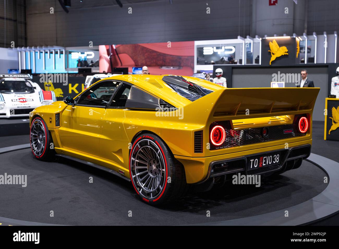 GENEVA, SWITZERLAND - FEBRUARY 26: The Kimera Automobili EVO 38 Ultima ...