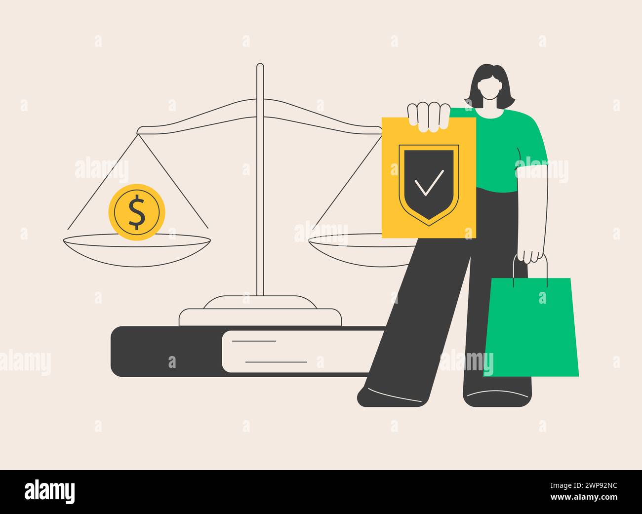 Consumer law abstract concept vector illustration Stock Vector Image ...