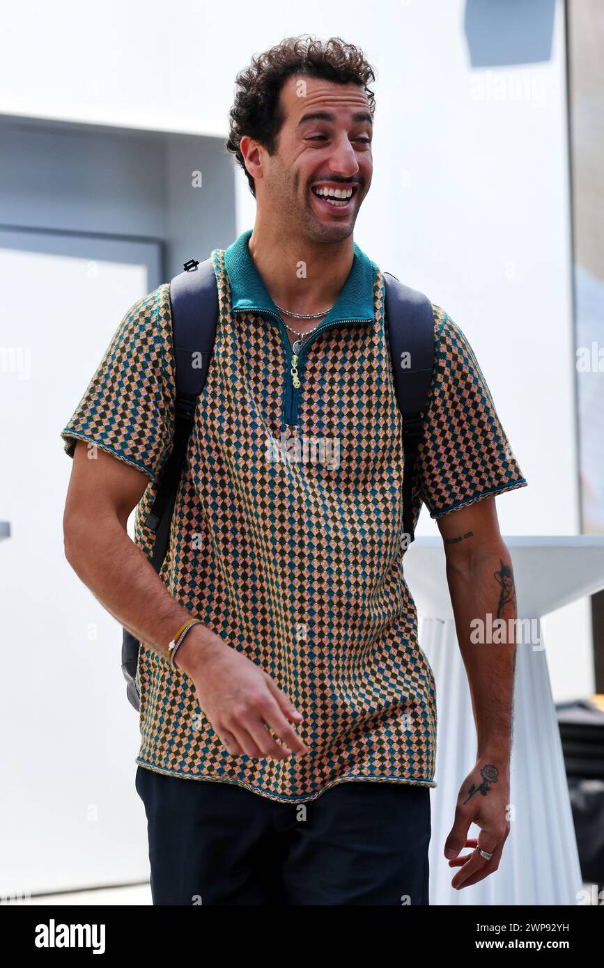 Daniel Ricciardo (AUS) RB. 06.03.2024. Formula 1 World Championship, Rd ...