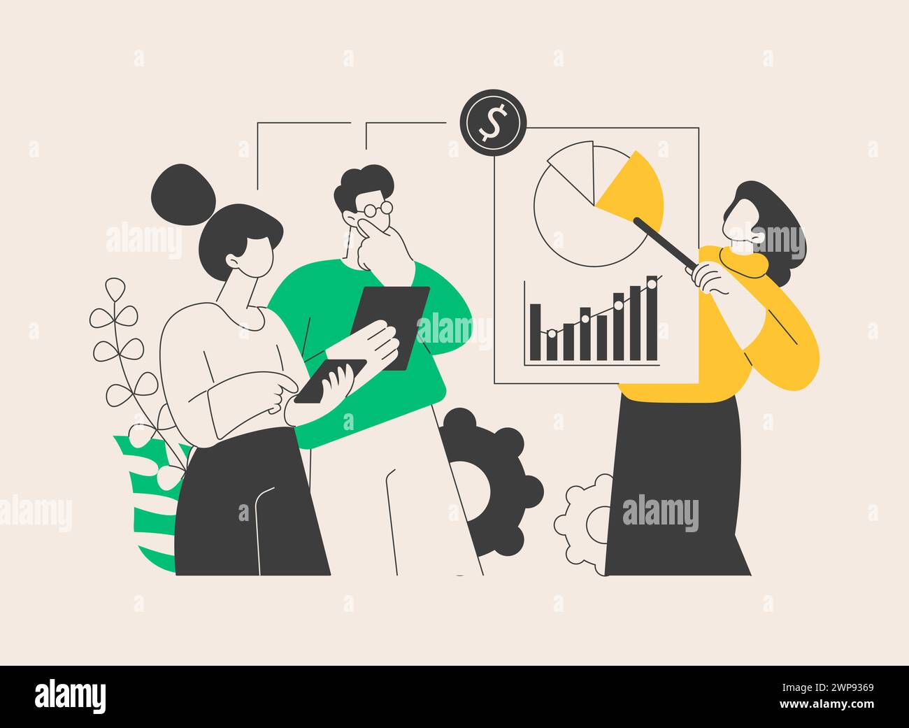 Consultative selling abstract concept vector illustration Stock Vector ...