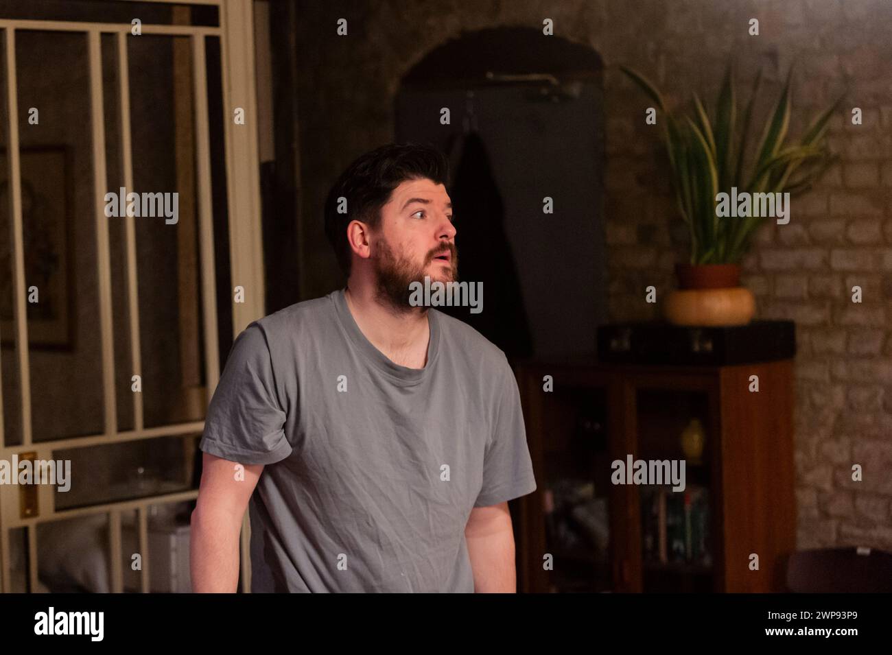 London, UK. 6 March 2024. James Alexandrou (pictured) and Kate Kelly ...