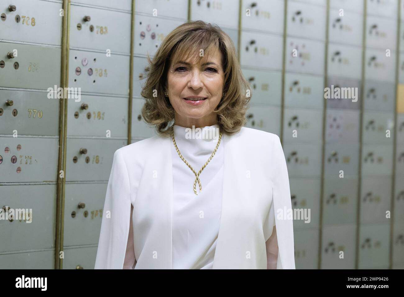 Mercedes Padilla poses during the portrait session in Madrid. March 6 ...