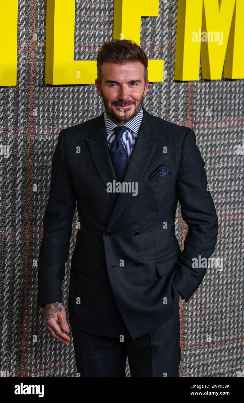 London, UK. 05th Mar, 2024. David Beckham attends the UK Series Global ...