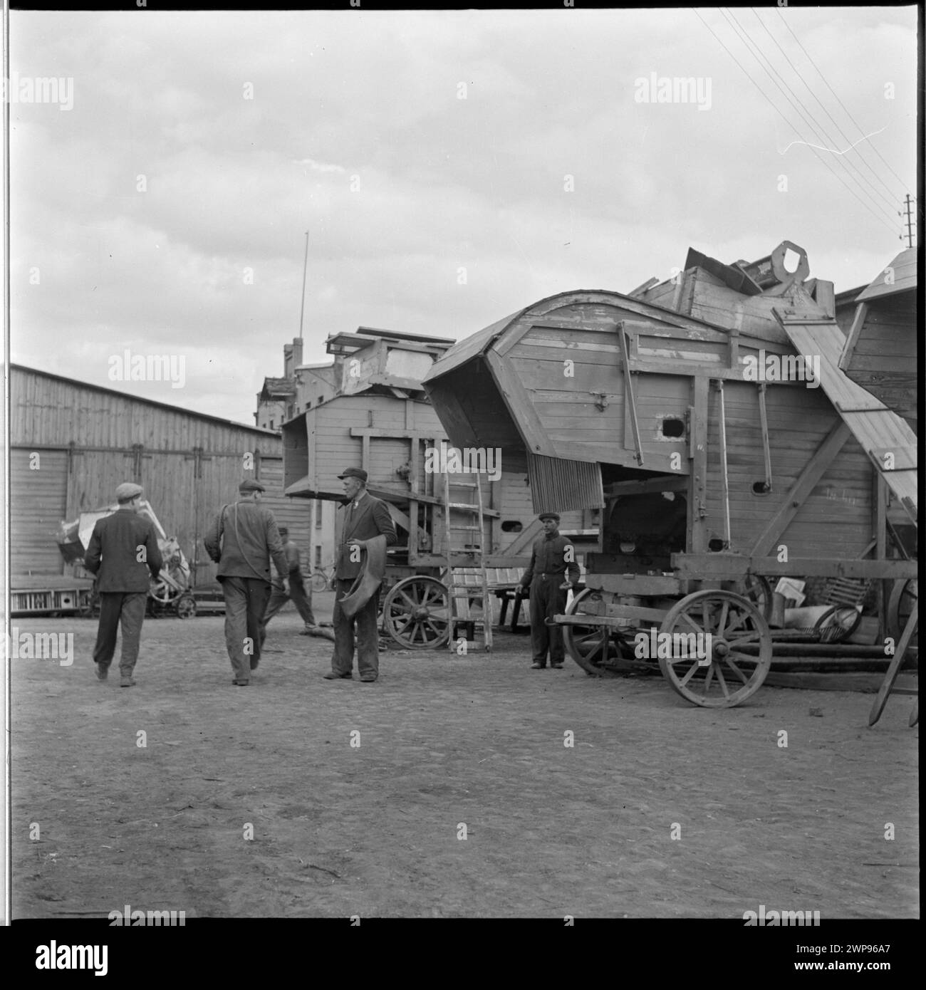 Machine park at the State Fire Service in Karsk Pyrzycki; from a series ...