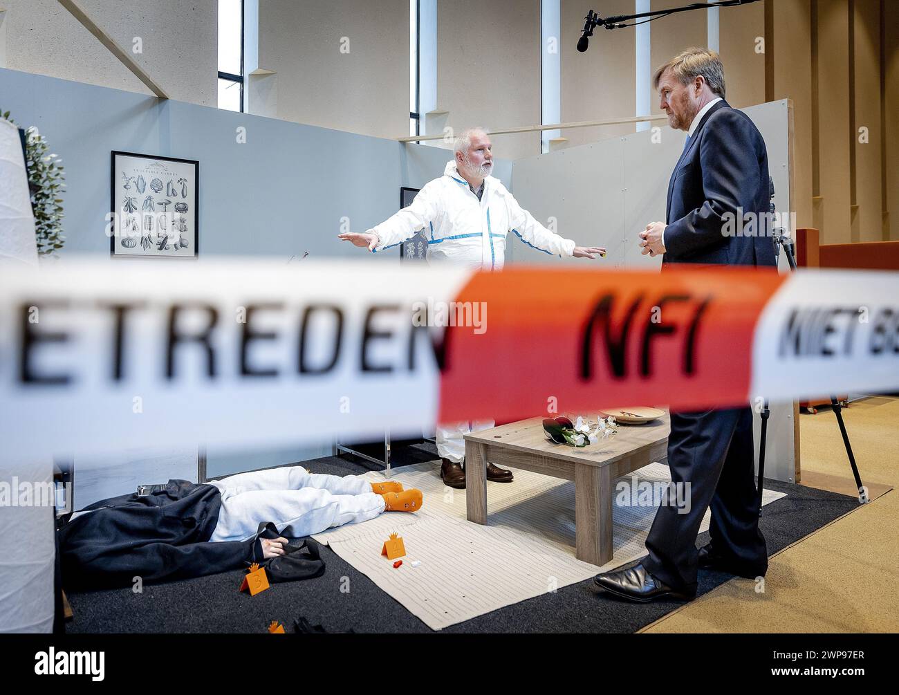 THE HAGUE - King Willem-Alexander during a working visit to the ...