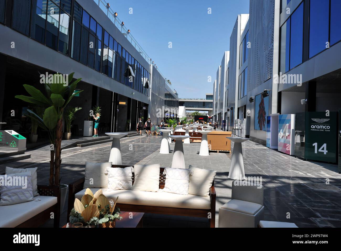 Jeddah, Saudi Arabia. 06th Mar, 2024. Paddock atmosphere. Formula 1 ...