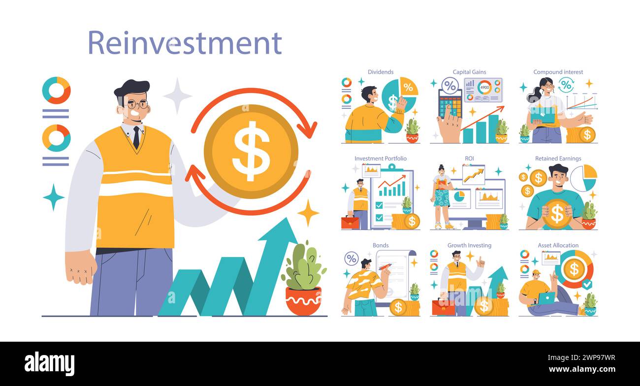 Interest compound Stock Vector Images - Alamy