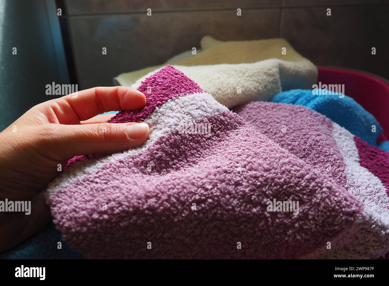 Tissue washing machine hi-res stock photography and images - Alamy