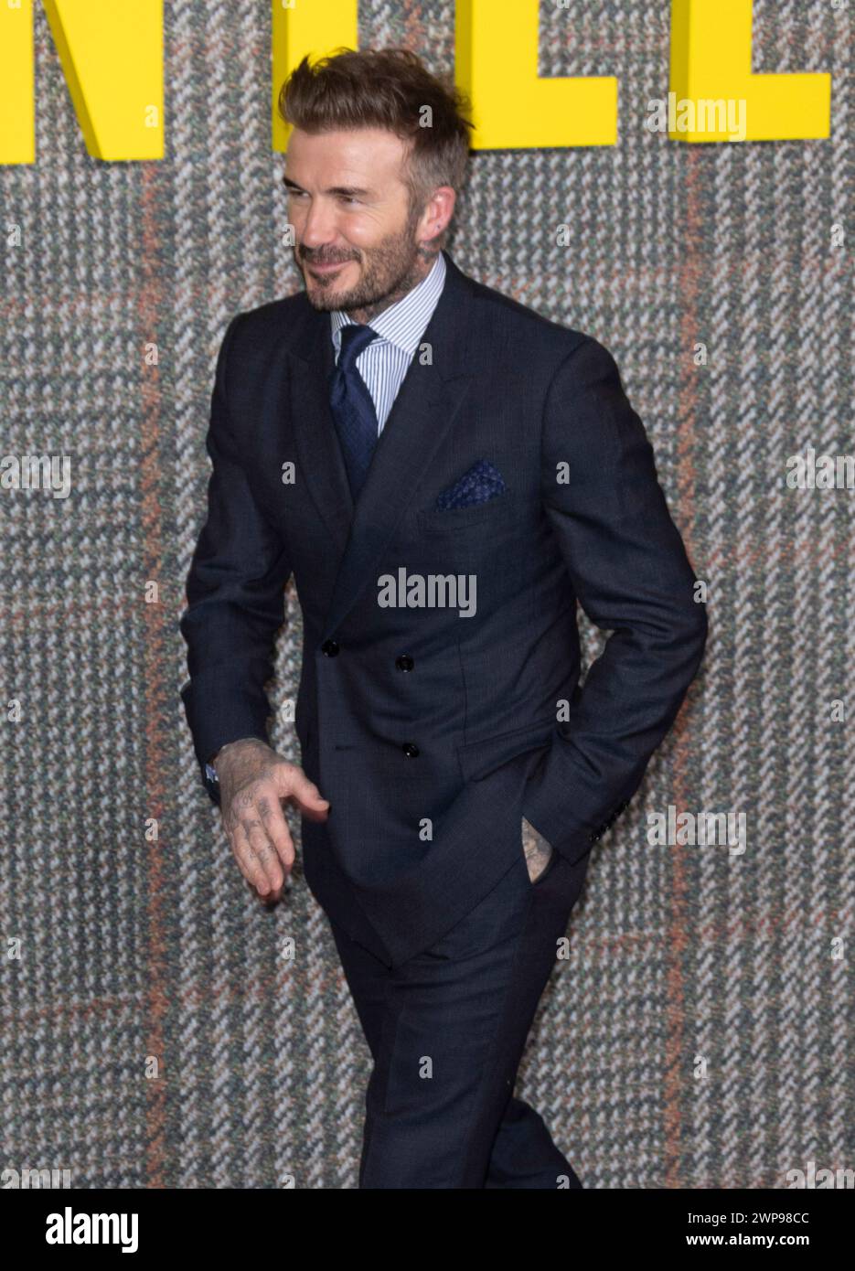 5 Mar 2024, London, England, UK - David Beckham attending The Gentleman ...