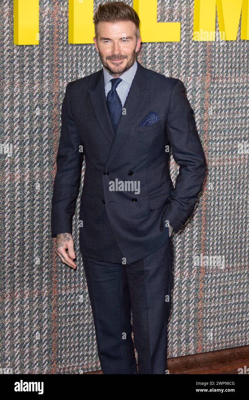 5 Mar 2024, London, England, UK - David Beckham attending The Gentleman ...