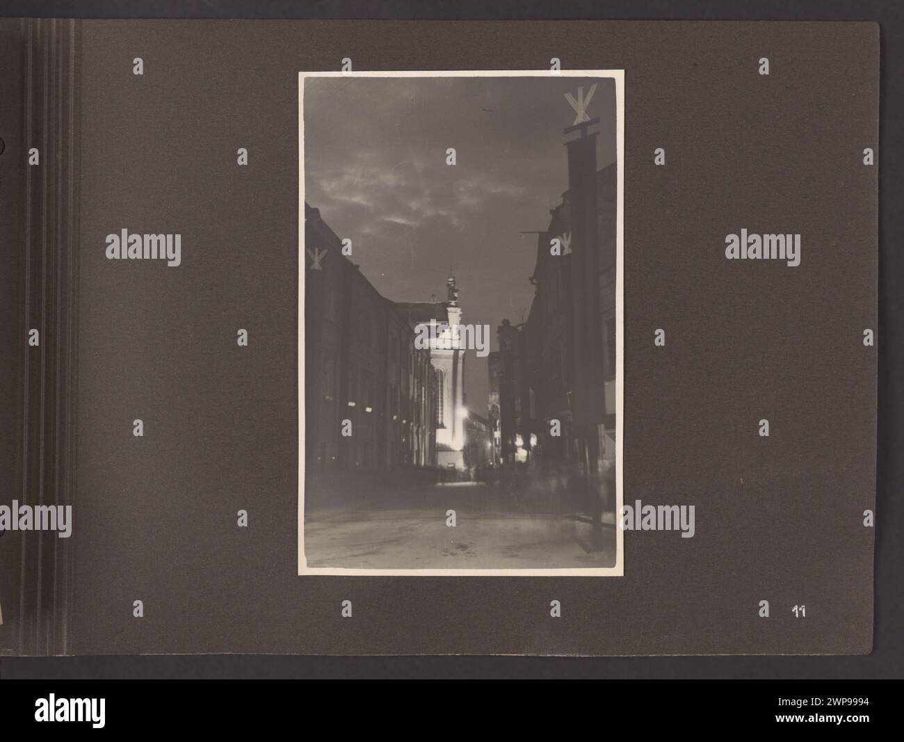Bromide print photograph of a Vilnius scene, showing landscape and ...