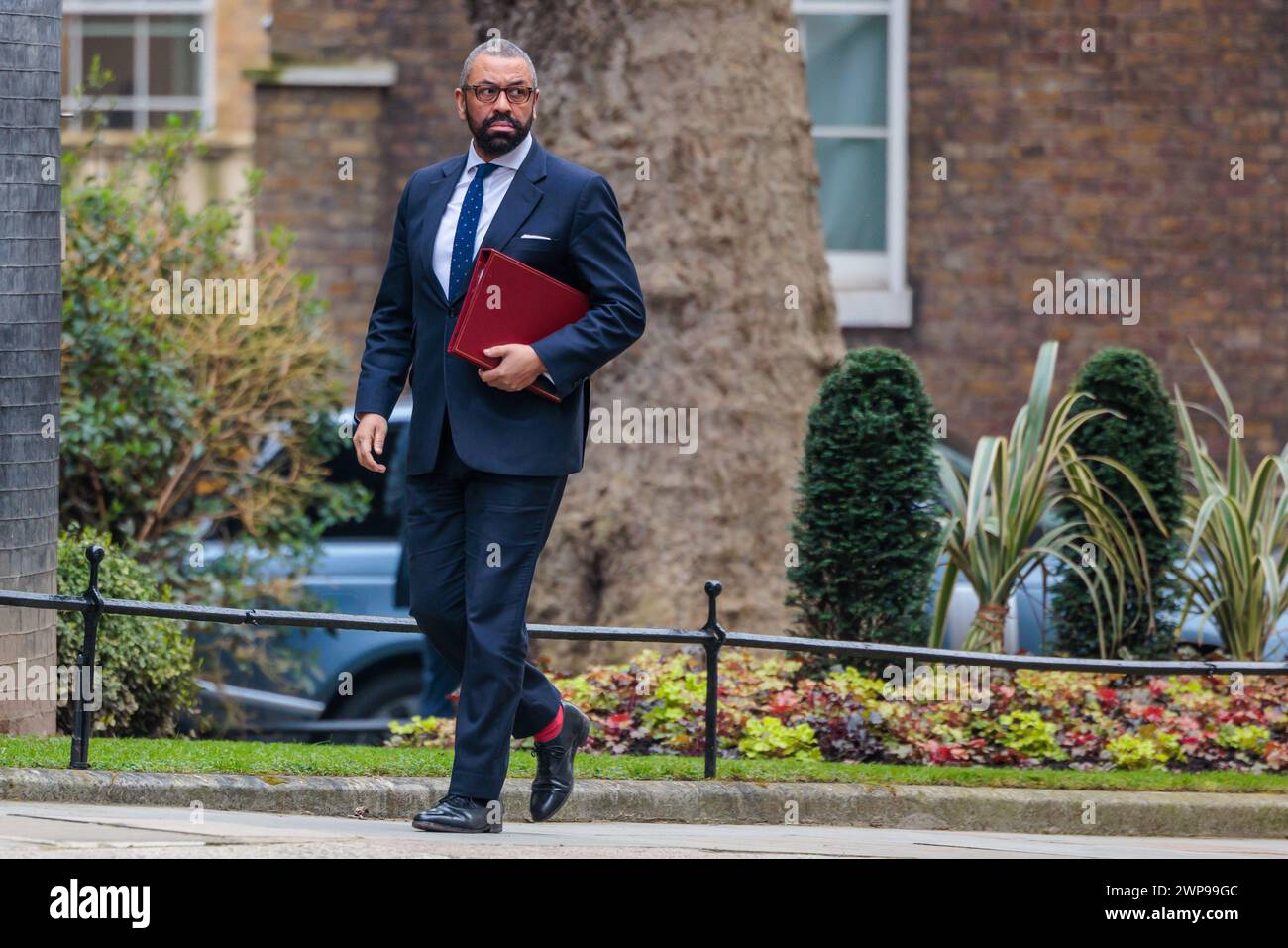 Downing Street, London, UK. 6th March 2024. Home Secretary, James ...