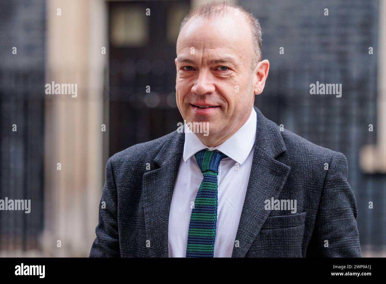 Downing Street, London, UK. 6th March 2024. Chris Heaton-Harris MP ...