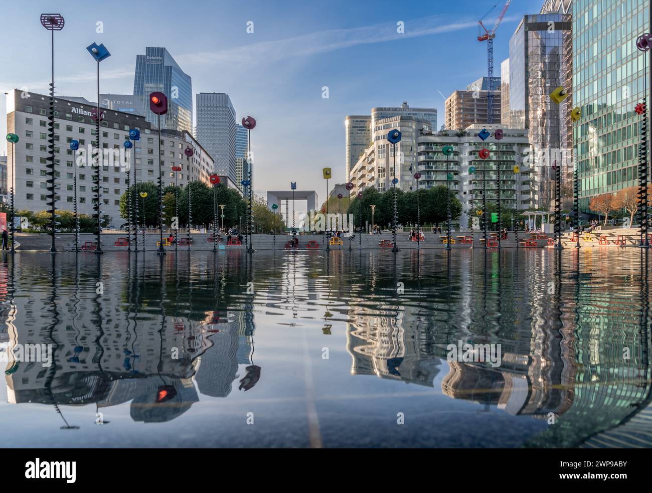 La Defense Paris, France - 10 18 2020: La Defense district. Panoramic ...