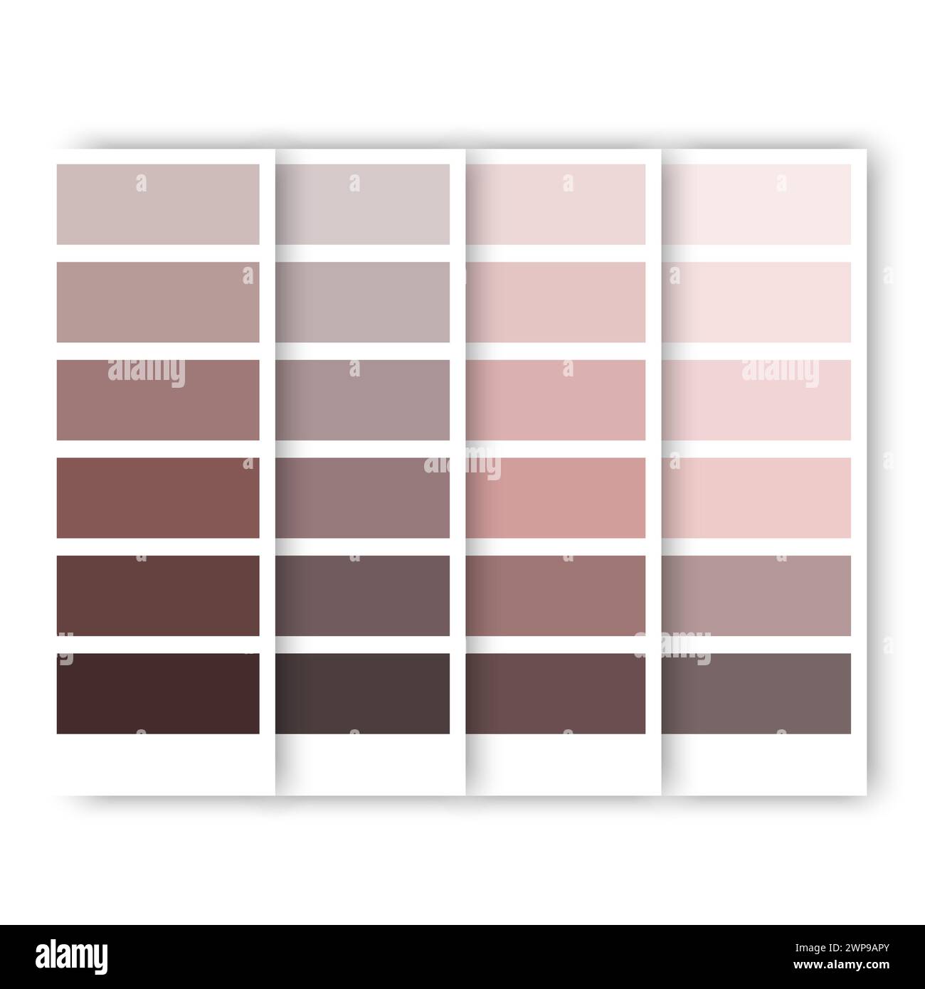 pink palette for wallpaper design. Pastel color. Vector illustration ...