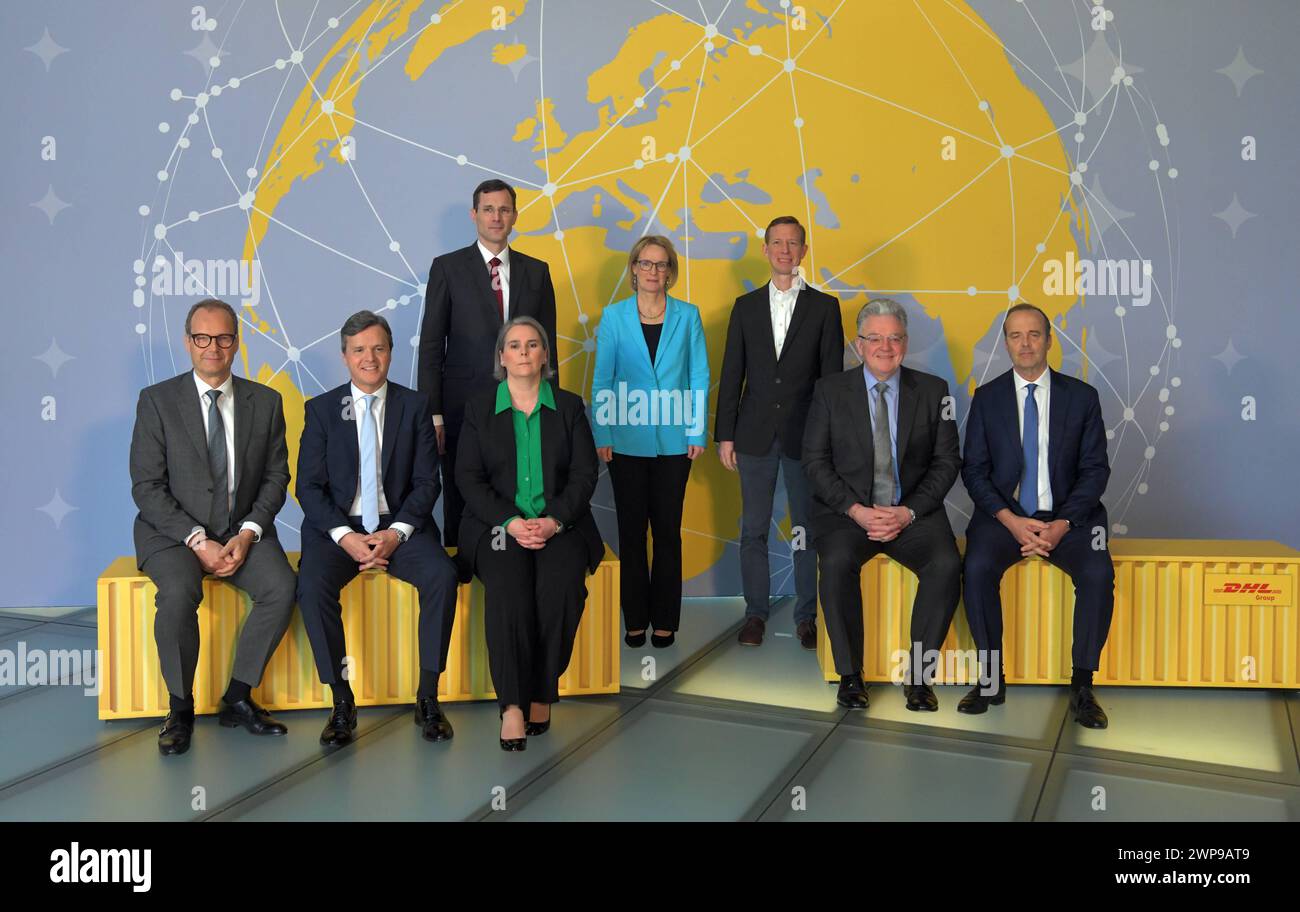 Deutschland, Bonn, 06.03.2024 Bilanz-Pressekonferenz der DHL-Group Foto ...