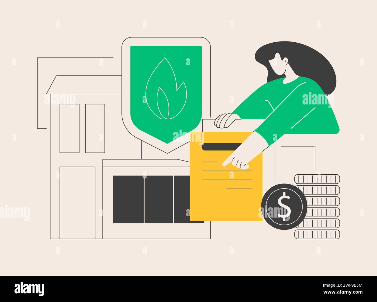 Fire insurance abstract concept vector illustration Stock Vector Image ...