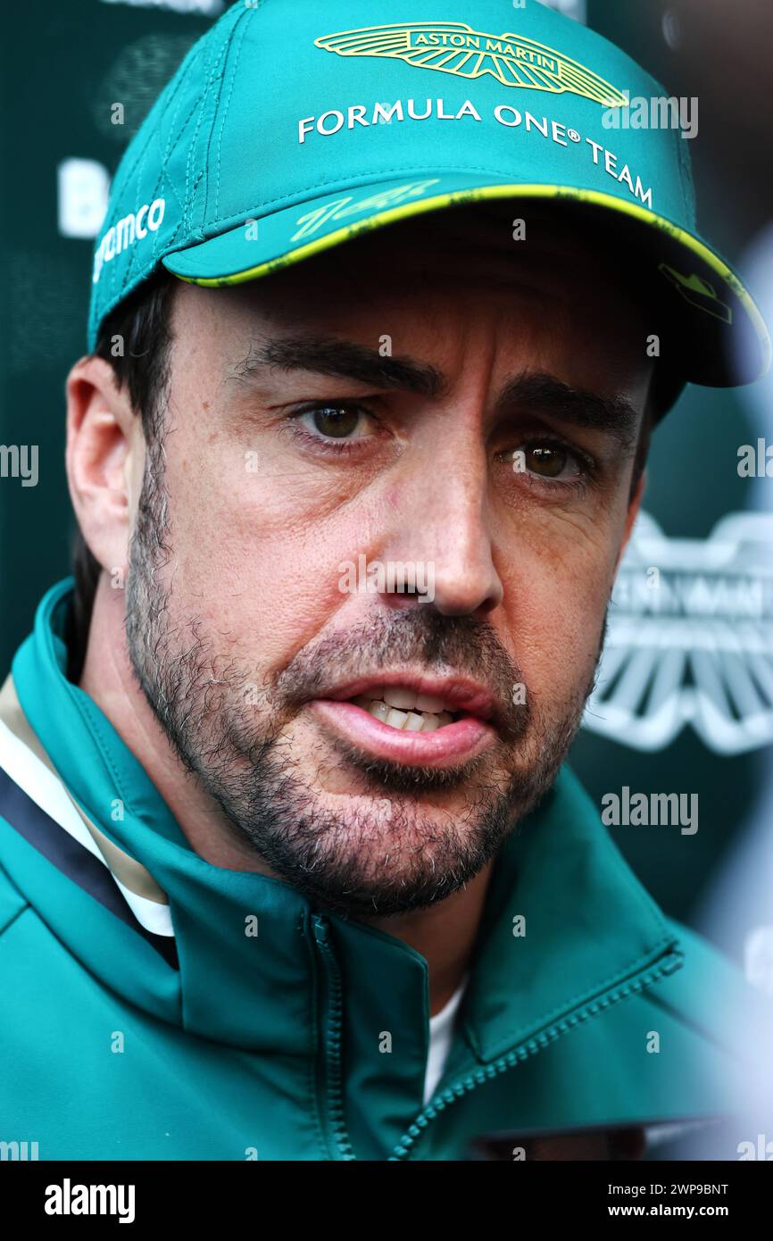 Jeddah, Saudi Arabia. 06th Mar, 2024. Fernando Alonso (ESP) Aston Martin F1 Team. Formula 1 ...