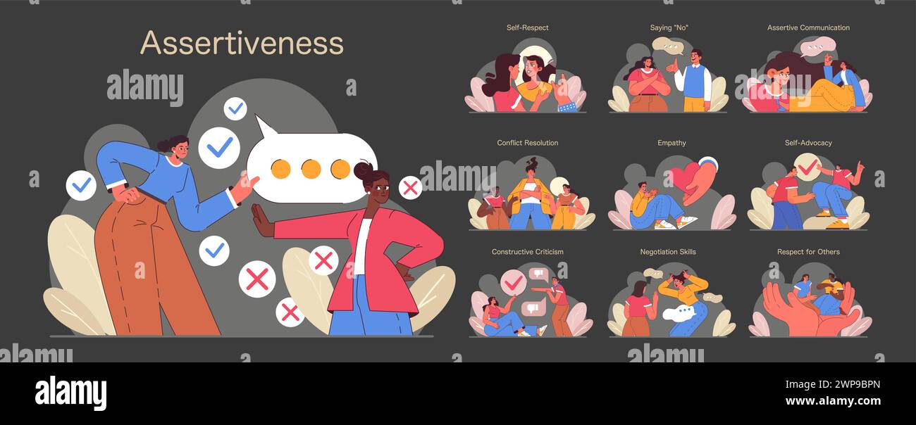 Confrontation boundaries Stock Vector Images - Alamy