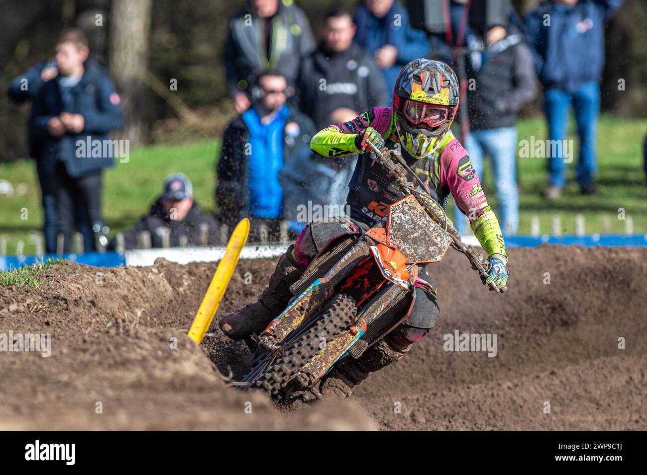 Lierop, Netherlands. 03rd Mar, 2024. MOTTOCROSS, 03-03-2024, Circuit ...