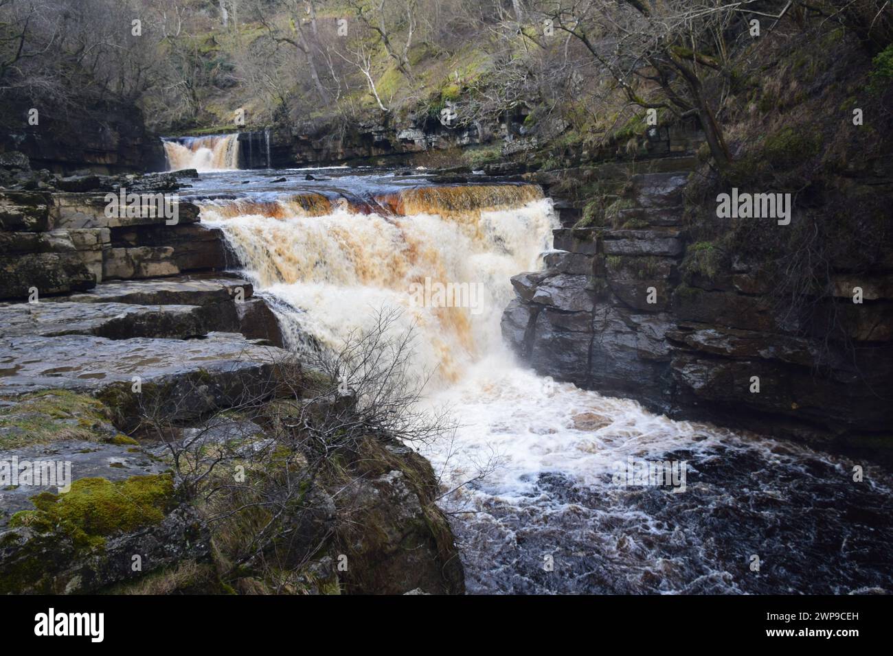 Kisdon force waterfall hi-res stock photography and images - Alamy