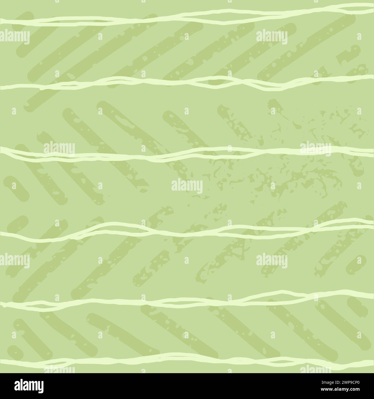 Decorative square pattern with hand drawn stripe shapes. Hand painted ...