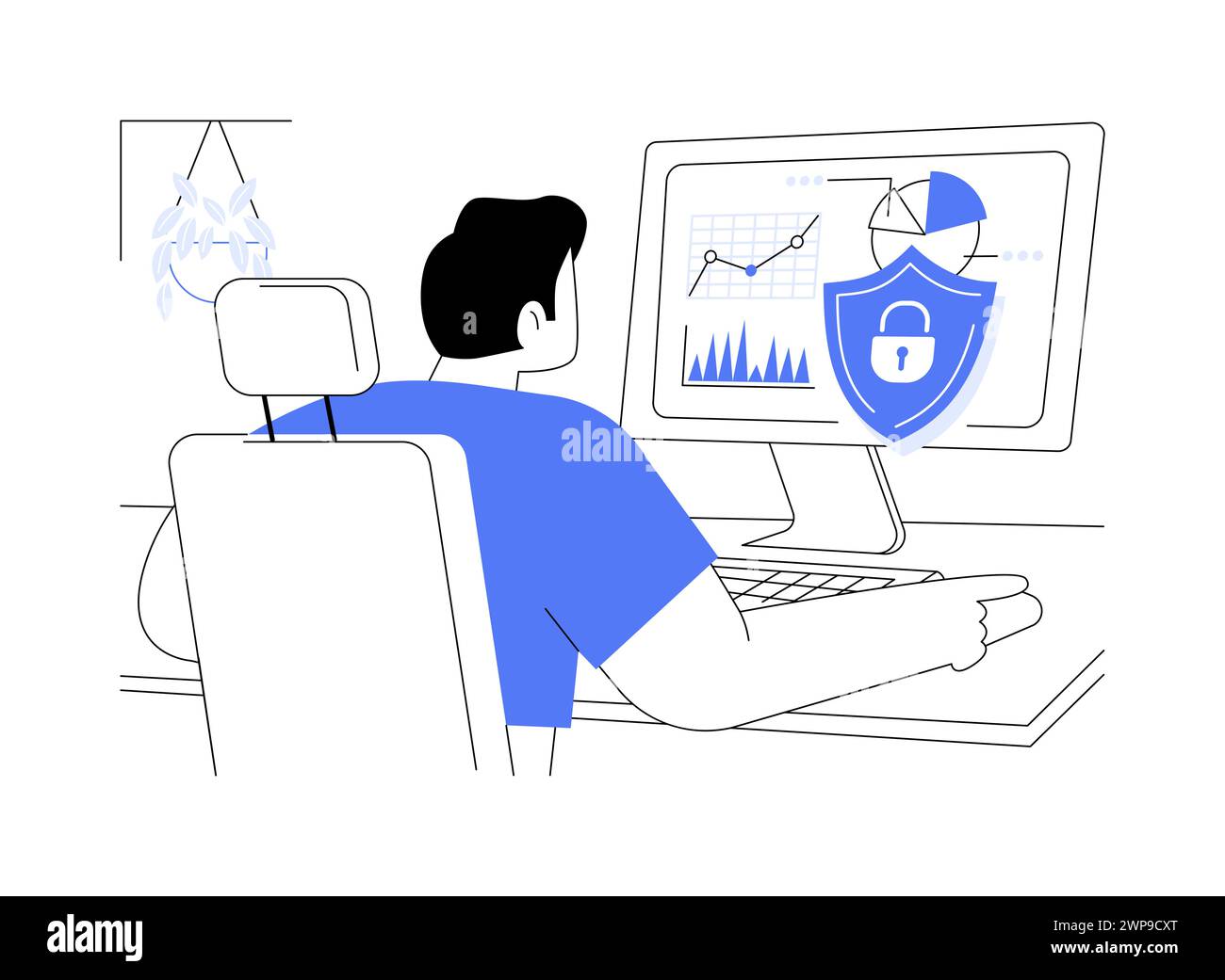 Security specialist background Stock Vector Images - Alamy