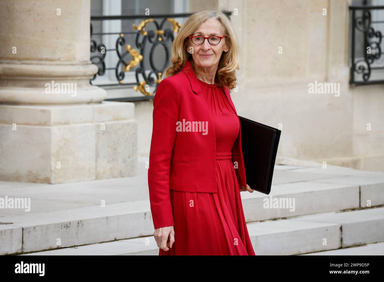 © Thomas Padilla/MAXPPP - 06/03/2024 ; Paris, France ; SORTIE DU CONSEIL DES MINISTRES AU PALAIS ...