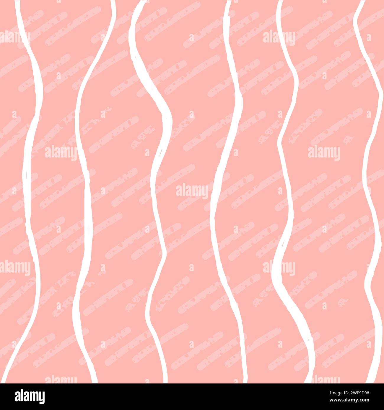 Decorative square pattern with hand drawn stripe shapes. Hand painted ...