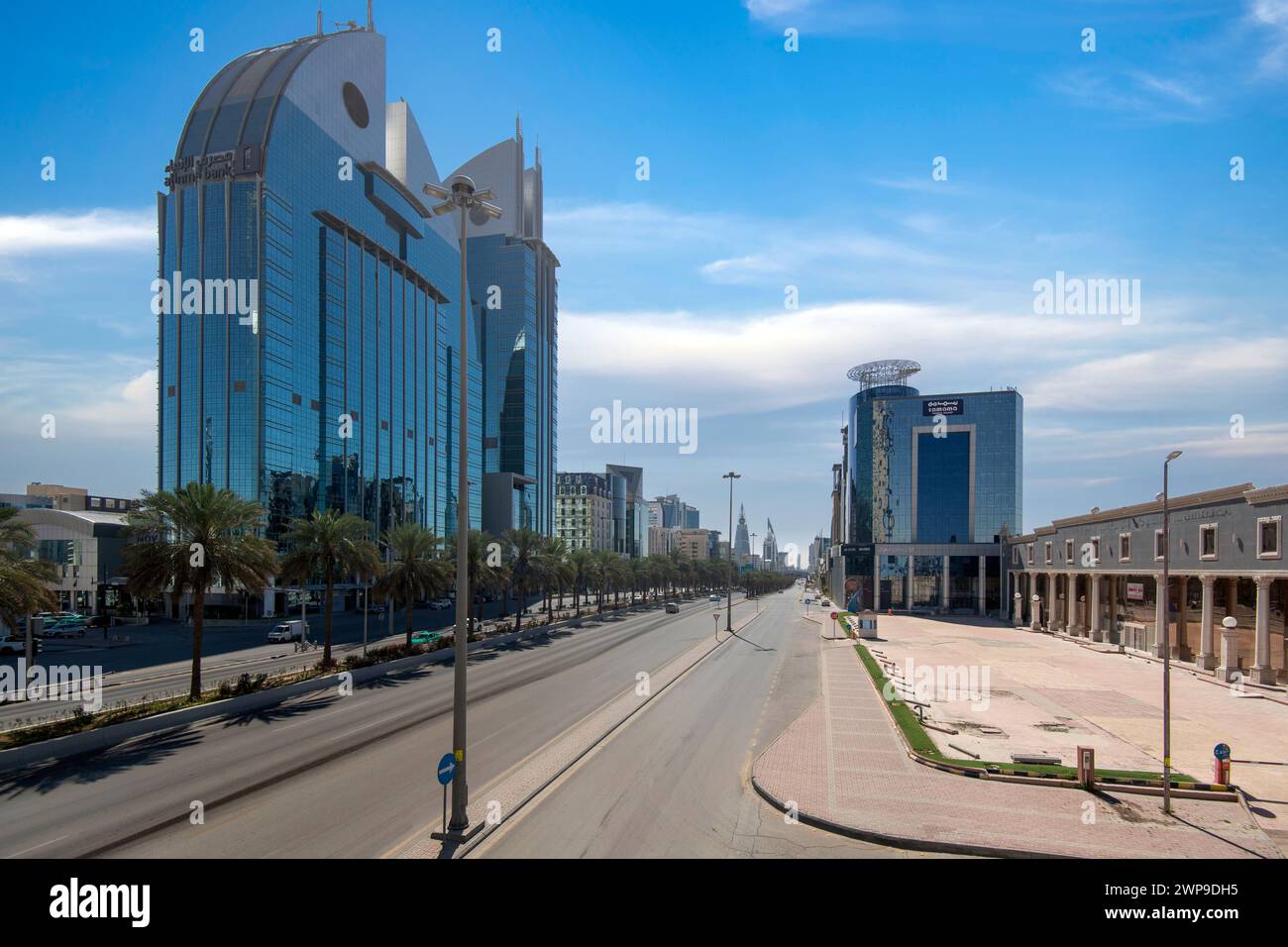 Riyadh Olaya Street Buildings and landmark Stock Photo - Alamy