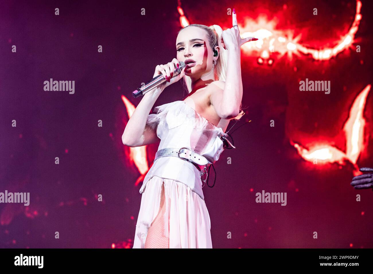 Milan Italy. 05th March 2024. The German singer-songwriter KIM PETRAS ...
