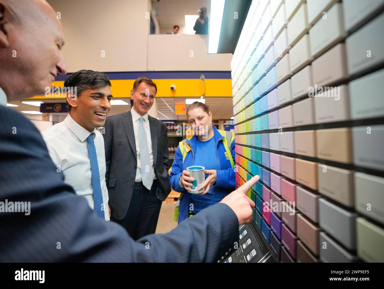 Prime Minister Rishi Sunak, Chancellor of the Exchequer Jeremy Hunt and ...