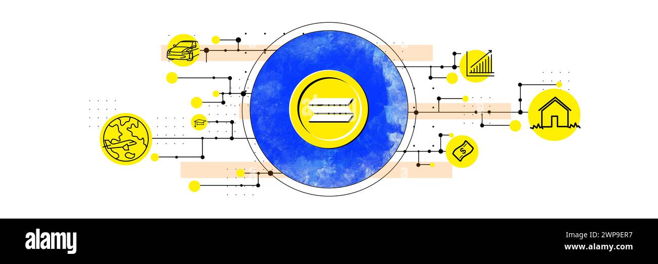 Digital transactions icons Cut Out Stock Images & Pictures - Alamy