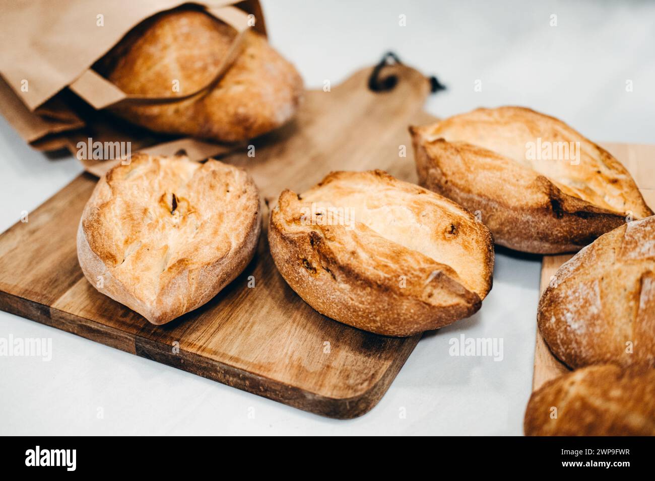 Ciriola Romana Traditional Roman Crusty Bread Stock Photo - Alamy