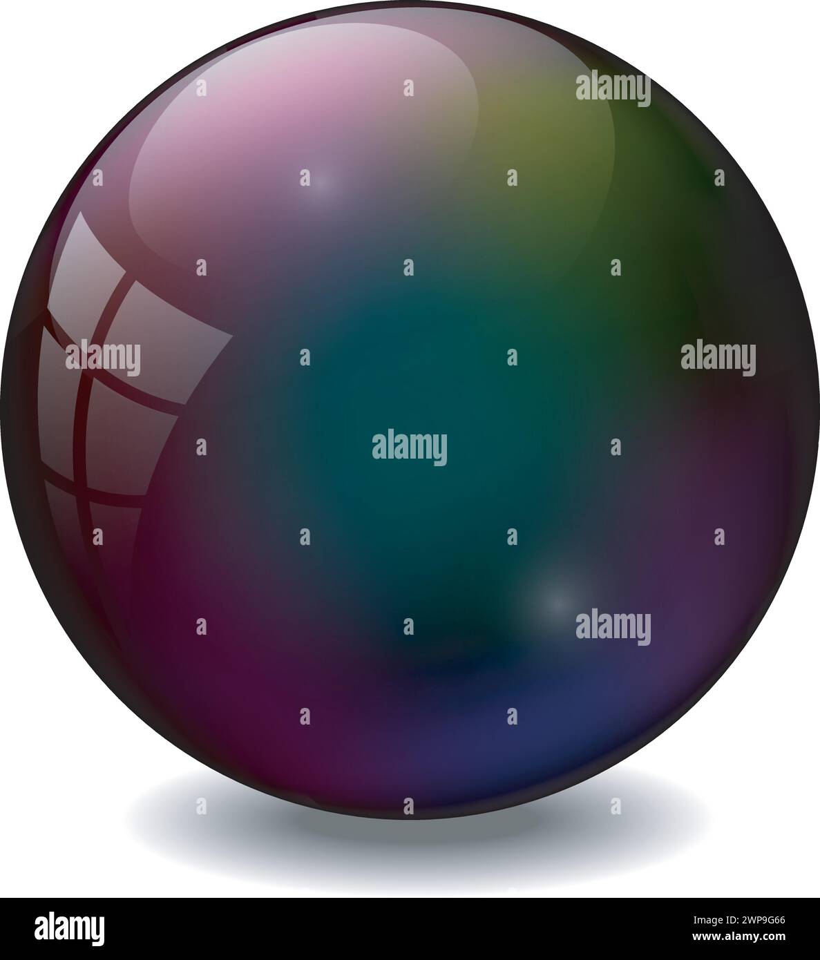 Lens Ball Shiny, Vector Illustration Stock Vector Image & Art - Alamy