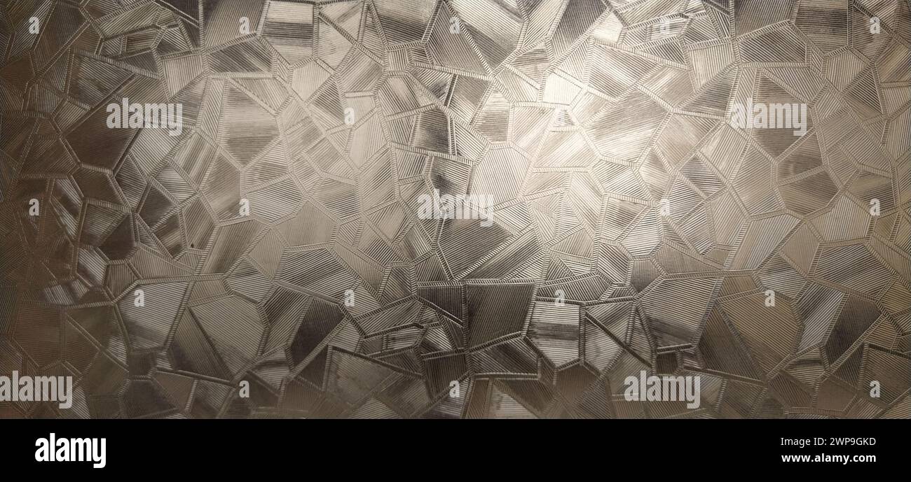 Light through the glass. Corrugated glass refracts the rays. Self ...